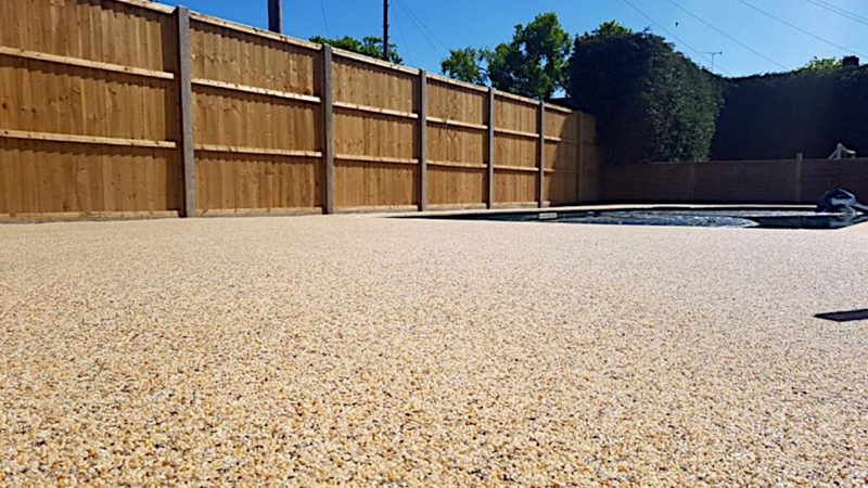 Resin Bound Stone Swimming Pool - Resin Driveways ARS