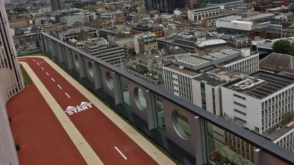 Roof Top Running Track - Resin Driveways ARS