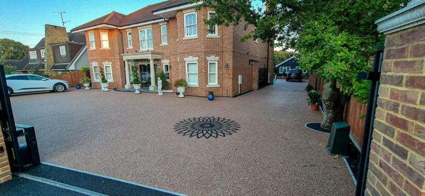 Building a Resin Driveway with Inground LED Light Strip in Essex ...